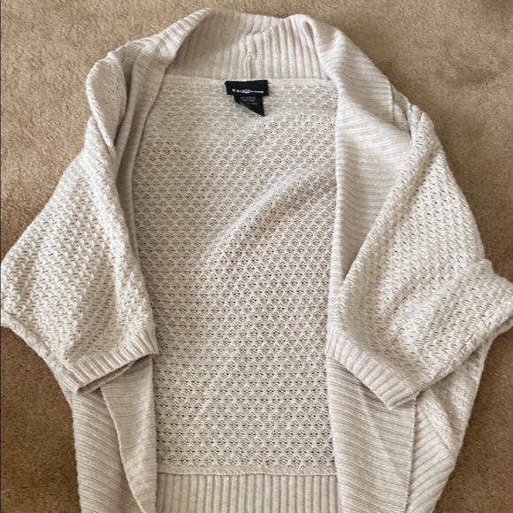 It's Our Time | Sweaters | Its Our Time Cream Shrug With Cable Knit ...